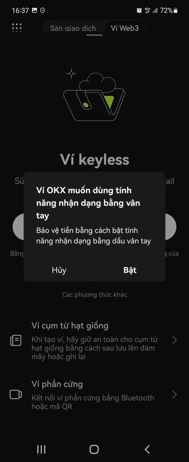 Hướng dẫn sử dụng và review ví OKX Web 3 – Trade Coin Future